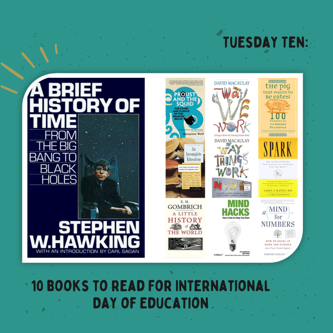 Tuesday Ten: International Day of Education – Toad with Books