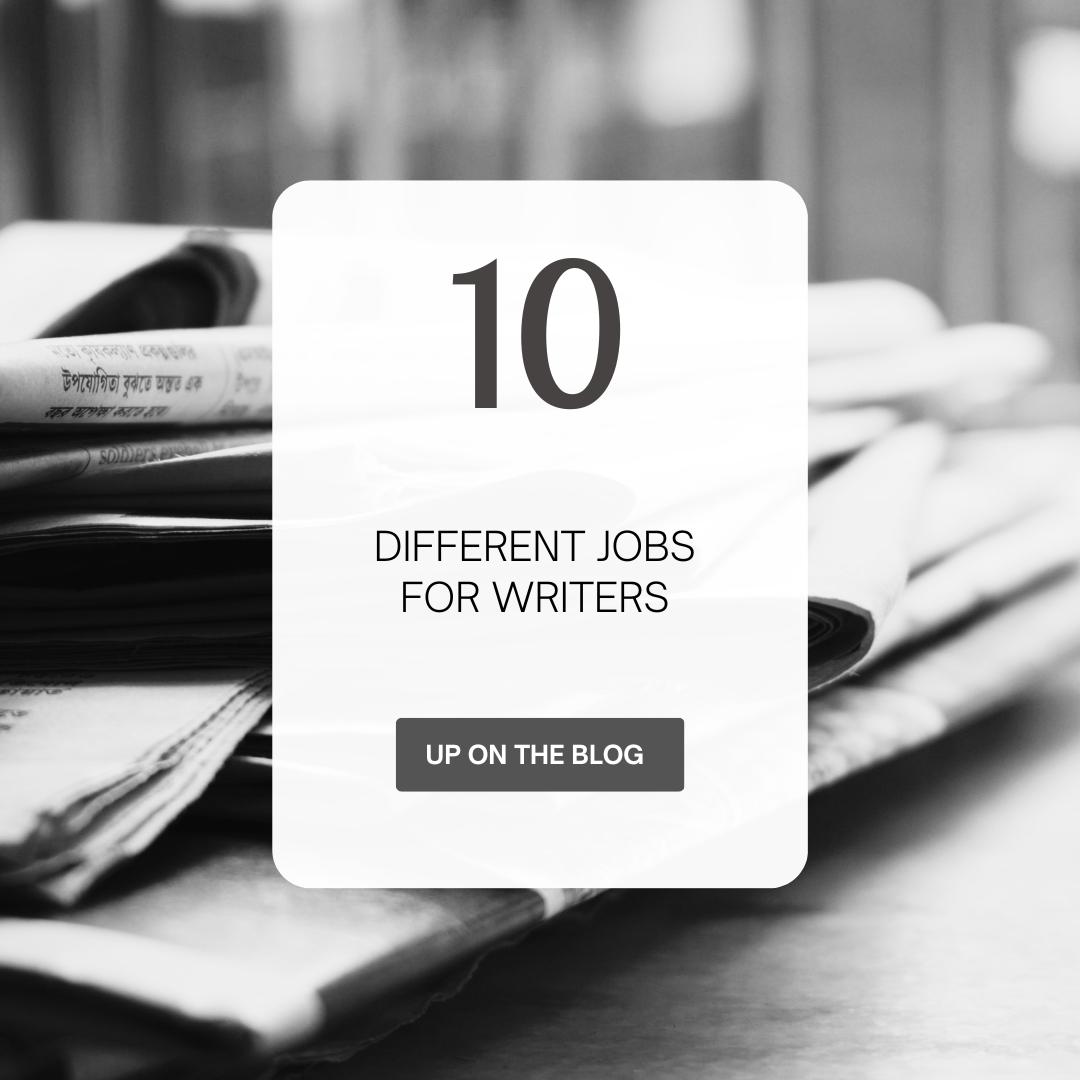 10 Different Jobs Writers Can Do – Toad with Books