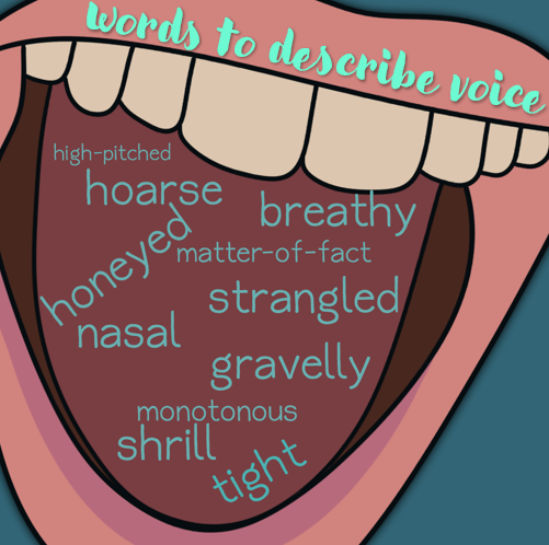 Ways to Describe Voice – Toad with Books