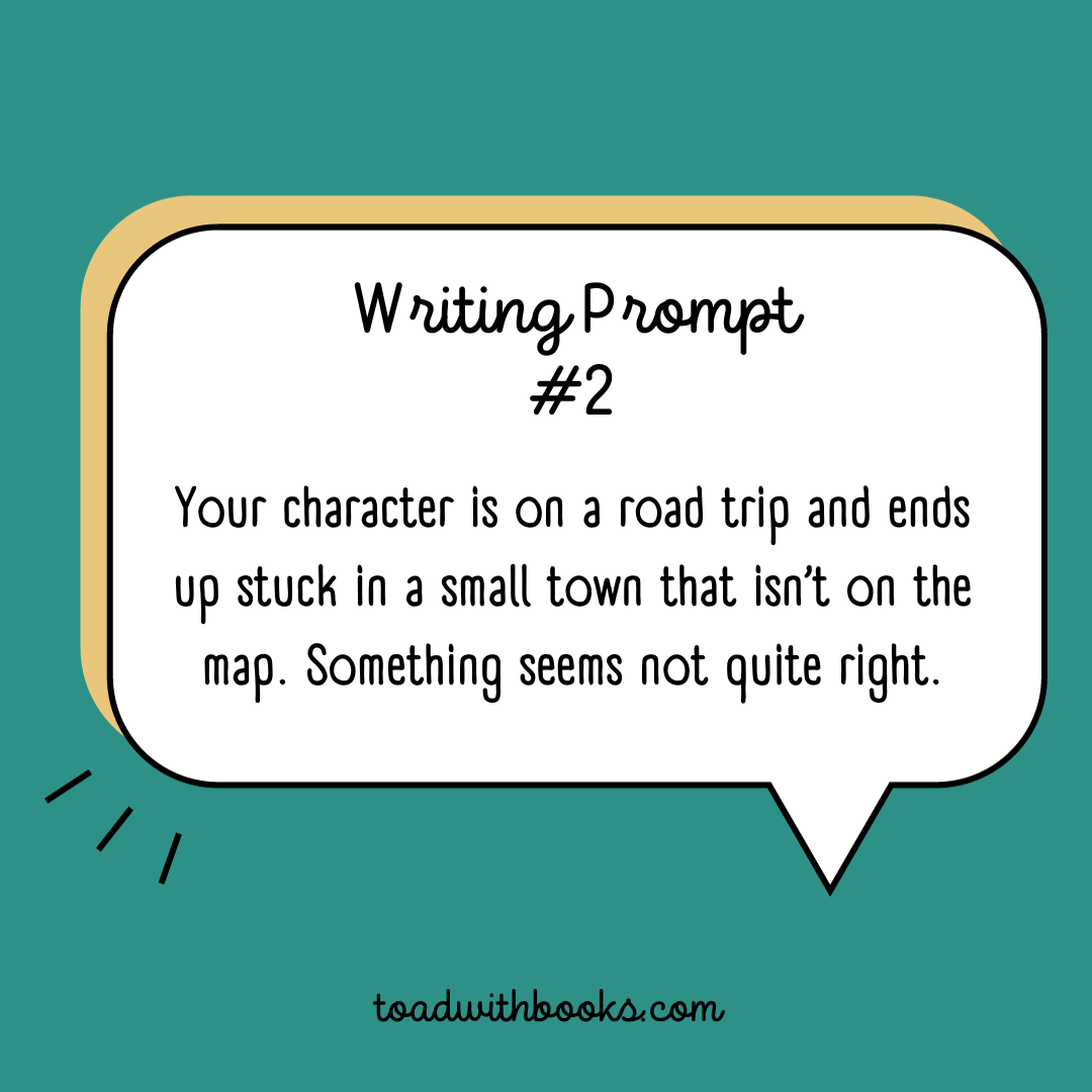 Writing Prompt #2 – Toad with Books