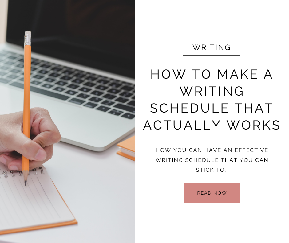 How to Make a Writing Schedule That Actually Works – Toad with Books